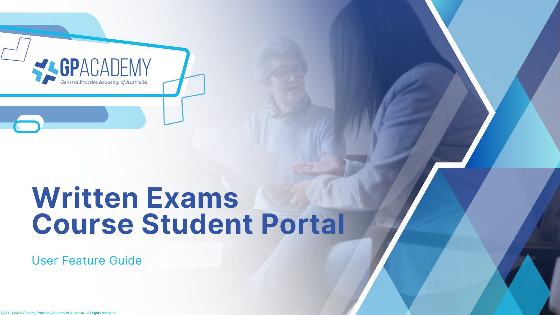 GP Academy Student Panel Login Form